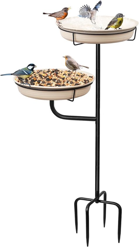 Vogelbad op Voet - Vogelhuisje op Paal | bol