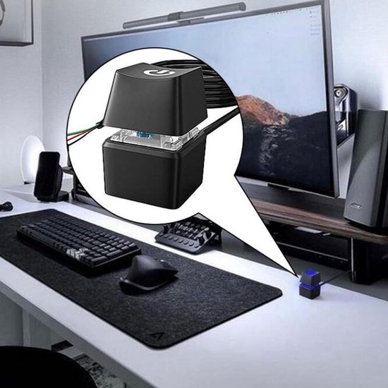 Aan/Uit-knop verlengstuk voor PC, Externe aan/uit-schakelaar met HDD ...