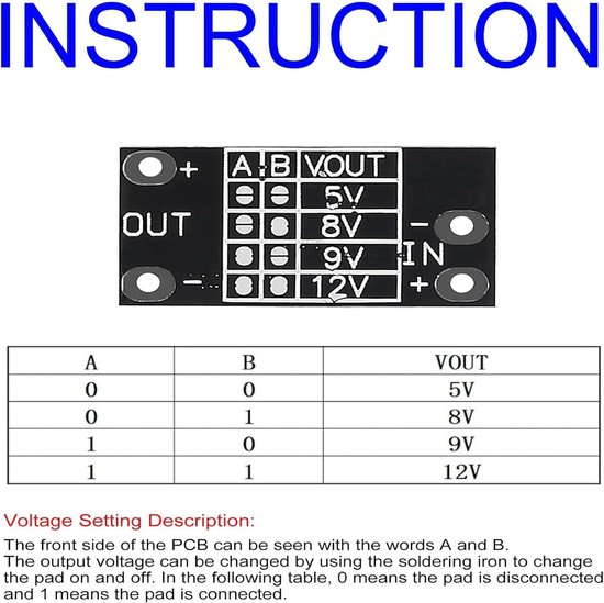 Mini Step Up Boost Converter - Set van 10 stuks voor lithium-batterij ...