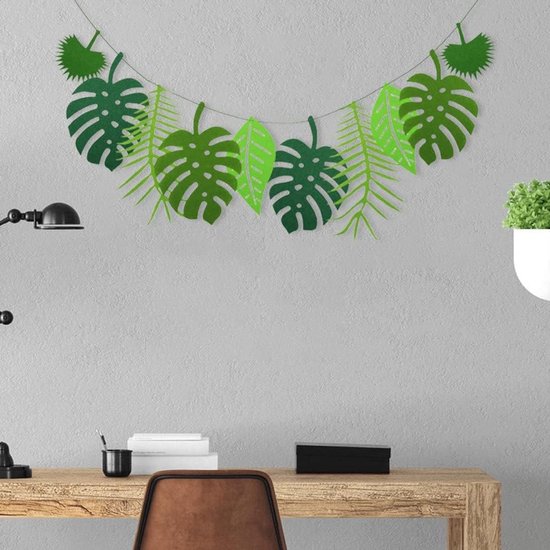 Decoratieve Tropische Monstera Bladeren Slinger voor Feestjes | bol