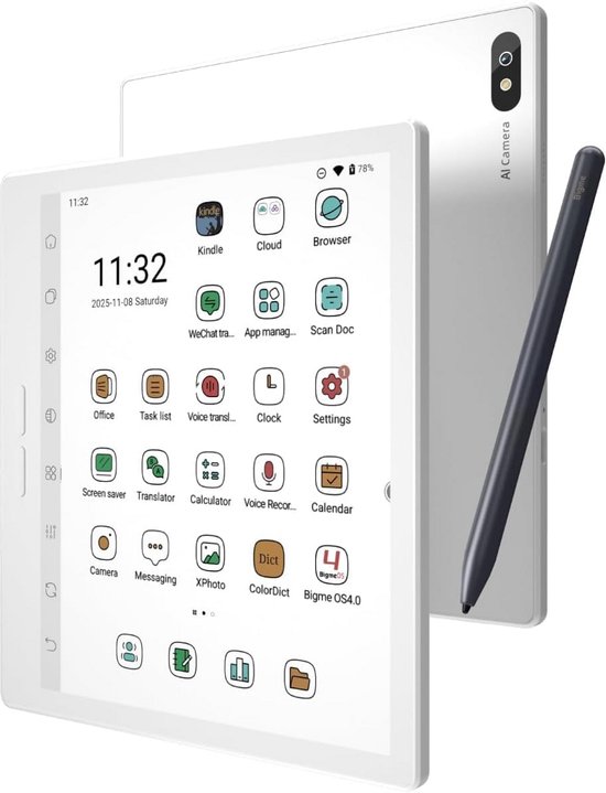 Kleur E-Reader Tablet 7 Inch met 4G Bellen en Groot Geheugen (8+128GB ...