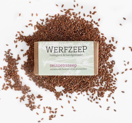 Werfzeep Seizoenzeep Winter – Scrub - Houtskool en Gemalen lijnzaad ...