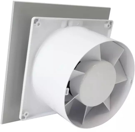Badkamer ventilator Ø125mm - Met trekkoord en stekker - Muurventilator ...