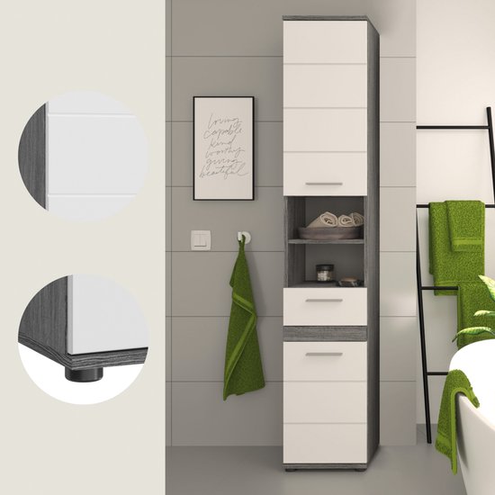 Xonox.home Blake hoge kast 35x191 cm | bol