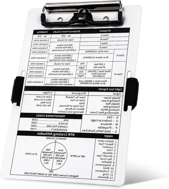 Knieplank Aluminium Kladblok met Penhouder en Elastische Band voor ...