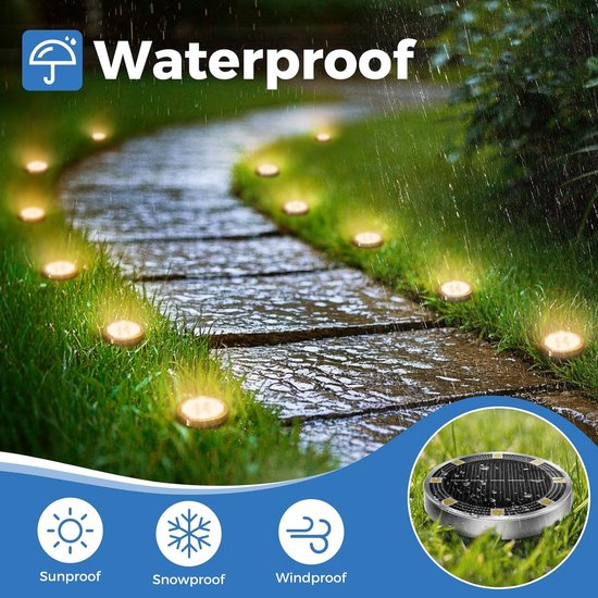 Lzwintrading Tuinverlichting op Zonne Energie 6x - Tuinverlichting Led ...