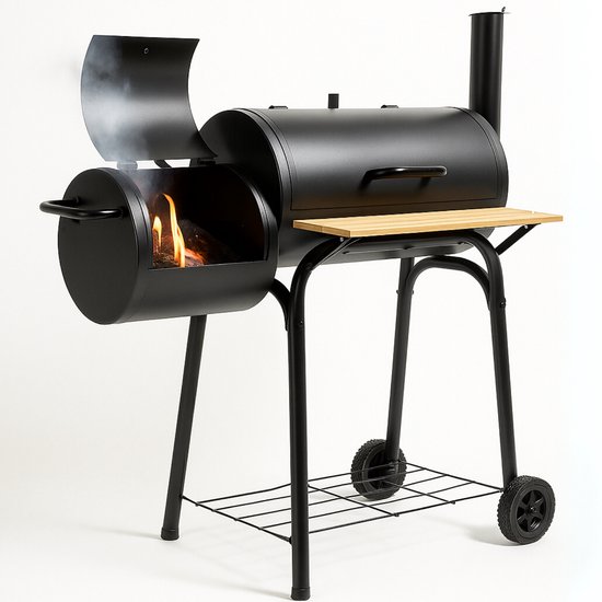 Cheqo® Rookoven met Barbecue - Rook Oven - BBQ Smoker Barbecue 2-in-1 ...