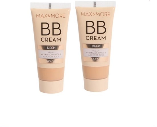 Max & More BB crème SPF30 30 ml | diverse kleuren X2 | bol