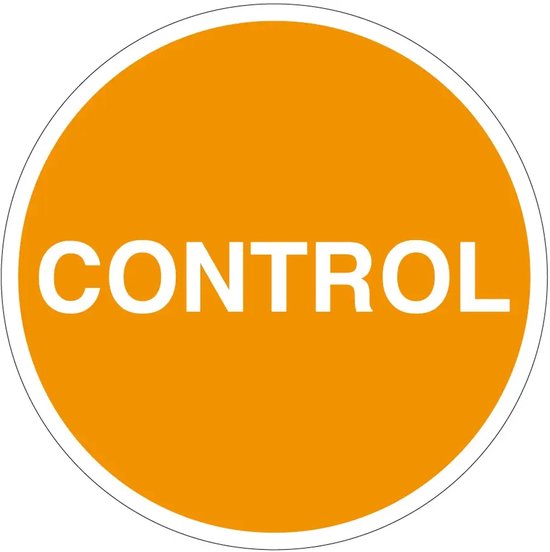 Control stickers - op vel - 3 cm - 20 stickers per vel | bol