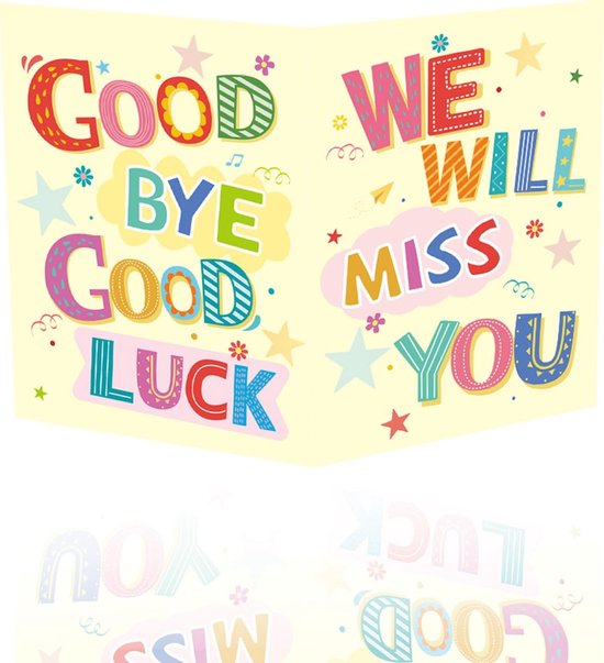 Grappige Afscheidskaart voor Collega's - Grote Afscheidskaart met ...