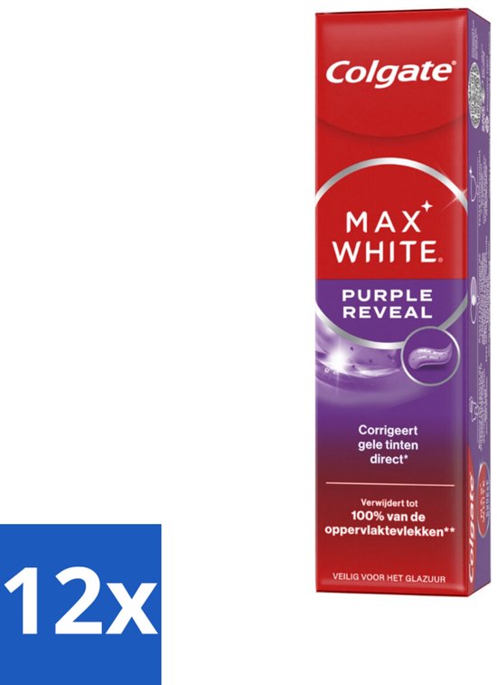 Colgate - Tandpasta - Max White - Purple Reveal - 75 ml ...