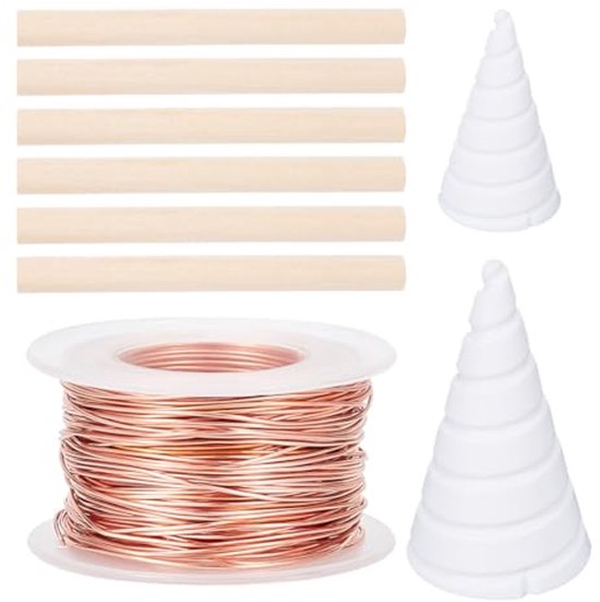 20 Gauge 40m Copper Wire with 2Pcs Fibonacci Coil Winding Jig and 6Pcs ...