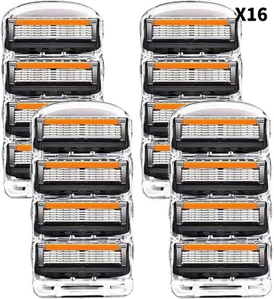 Lames de rasoir pour hommes - 16 lames de rasoir pour hommes ...