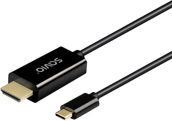 Savio Cl-190 USB-kabel 1 m USB C Zwart | bol