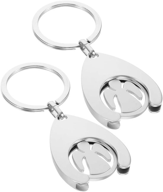 Allecto Plus - 2 stuks Winkelwagen Token Sleutel Fob - Handig voor ...