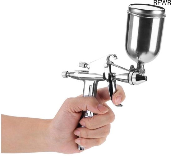 RFWR® Mini spuitpistool met 0,5 mm mondstuk en 125 ml capaciteit voor ...
