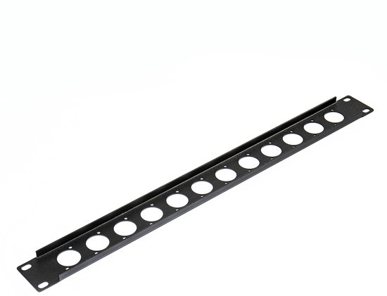 MUSIC STORE 19" XLR Panel Mounting 1U - Rack paneel | bol