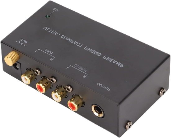 Allecto Plus - Phonovoorversterker met stereo RCA-ingang en -uitgang ...