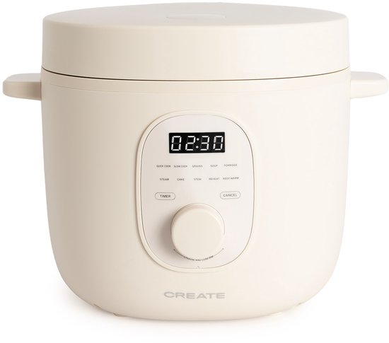 CREATE - Multifunctionele elektrische rijstkoker met stoommandje - RICE ...