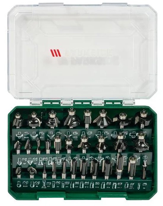 PARKSIDE® Freesbitsset 30 delig - Gebruik: Zacht hout, spaanplaten ...