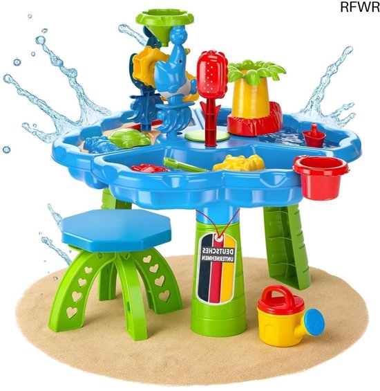 RFWR® Zand- en waterspeeltafel XL voor kinderen - Spelen met water en ...