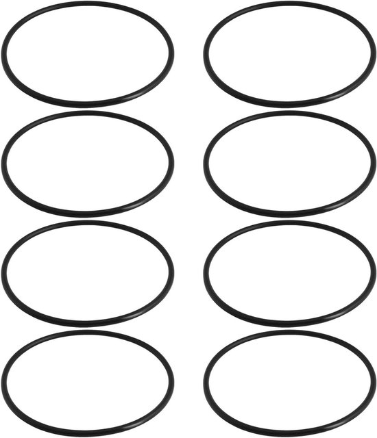 Allecto Plus - O-ring nitrilrubber, 8 stuks, 150 x 140 x 5 mm, zwart ...