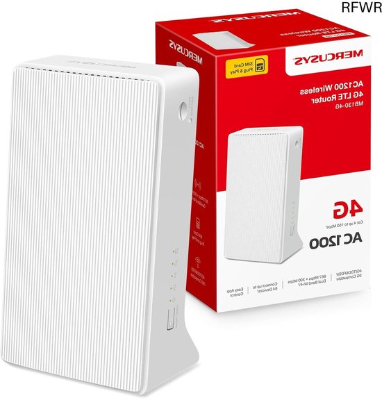 RFWR® 4G WiFi Routers voor Snel Internet met SIM-kaart Ondersteuning en ...