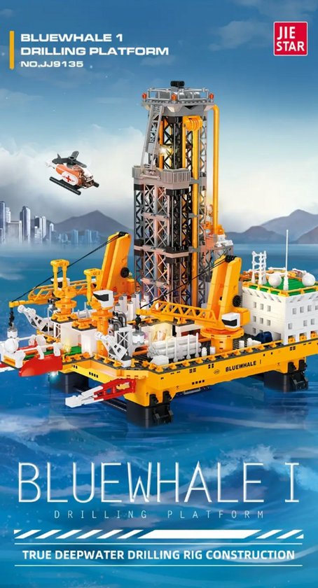 Bluewhale I – Offshore Boorplatform Modelbouwobject (3271 stuks) | bol