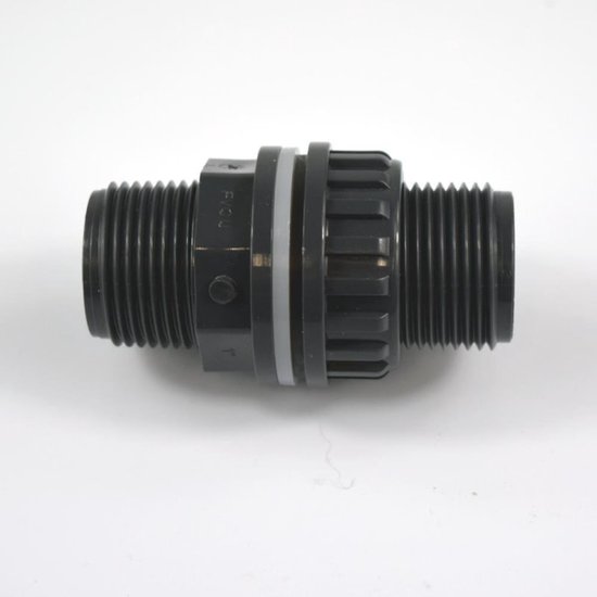 PVC Doorvoer, Kleefmof x Buitendraad, 20mm, 3/4", PN10 | bol