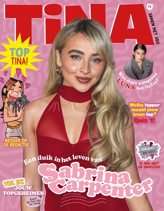 Tina magazine nr. 24 - 2025 - tijdschriften - magazine - Sabrina Carpenter -... | bol
