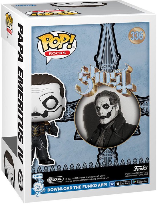Ghost - Papa Emeritus IV Funko Pop #336 - Pop Rocks Band | bol