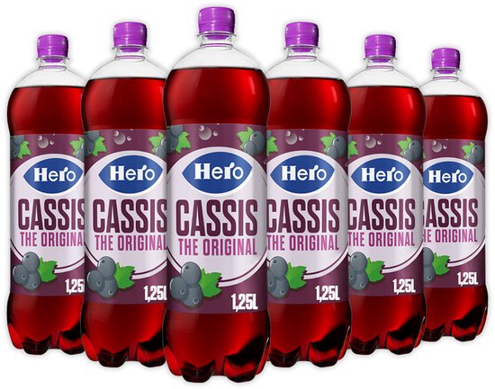 6x Hero Cassis The Original 1,25l | bol