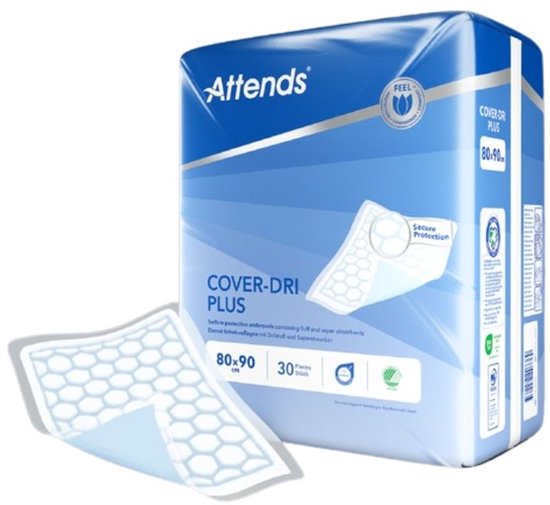 Attends Cover Dri Plus 80 x 90cm (30 stuks) | bol