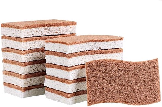 Antikrasspons - 12 Stuks - 11x7x2 cm - Anti-kras Scrub Spons ...