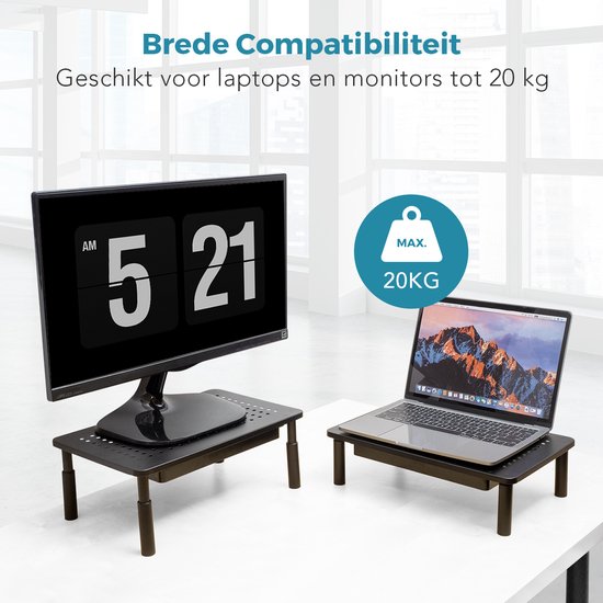 Auronic Monitorstandaard - Monitor Verhoger - Beeldscherm Verhoger ...