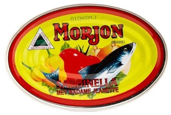 Morjon | Sardines in Tomatensaus met Madame Jeanette | 3 stuks | 425 ...