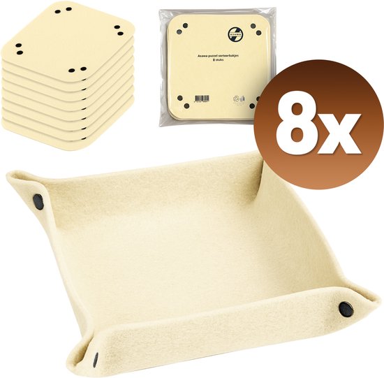 Asawa Puzzel sorteerbakjes - Sleutelbakje - Opberg bakjes - Puzzel ...