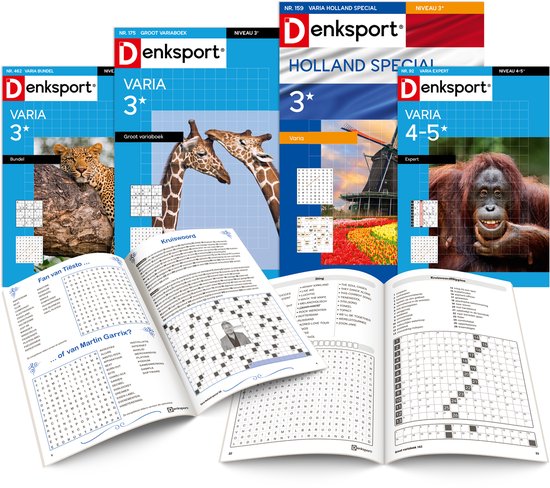 Denksport Varia puzzelboek pakket nr. 11 | bol