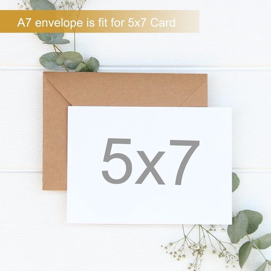 Allecto Plus - Set van 120 A7 Enveloppen - Rood met Gouden Rand - Voor ...