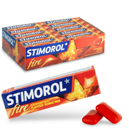 Stimorol Fire Cinnamon - Kauwgom - Suikervrij - 1x30stuks | bol