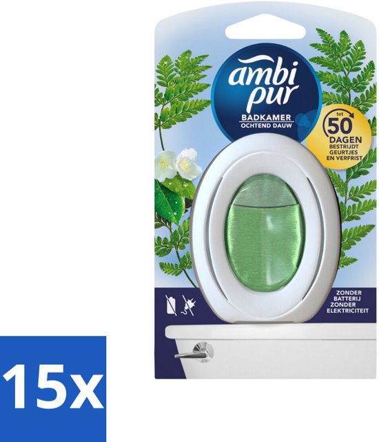 Ambi Pur - Set & Refresh - Luchtverfrisser - Ochtend Dauw - 7,5 ml ...
