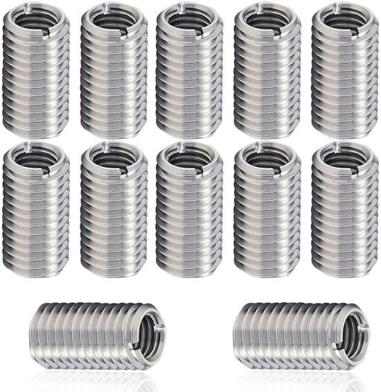 Allecto Plus - Thread Inserts RVS 15 mm M8 naar M6 - Draadbus ...