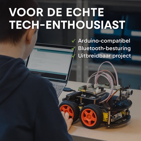 SyncGear Robot Arduino Kit - Bouwpakket - Programmeren - Vanaf 10 jaar ...
