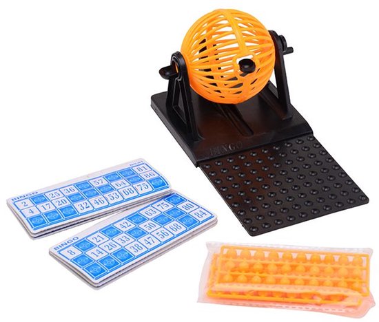 Bingo set - Met Bingomolen - Inclusief 48 kaarten en 90 balletjes ...