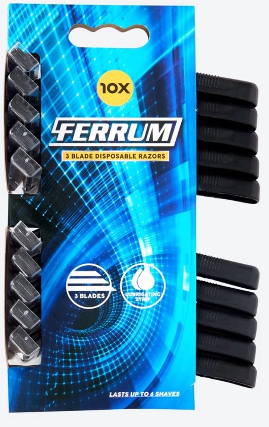 Ferrum 8 scheermesjes - Wegwerp scheermesjes - Kunststof - Scheren ...