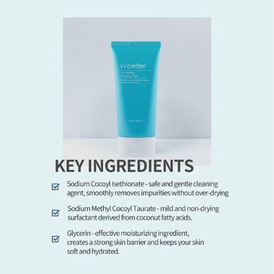 VVBETTER - 5.5 Soothing Cleansing Foam 120ml [Korean skincare] | bol
