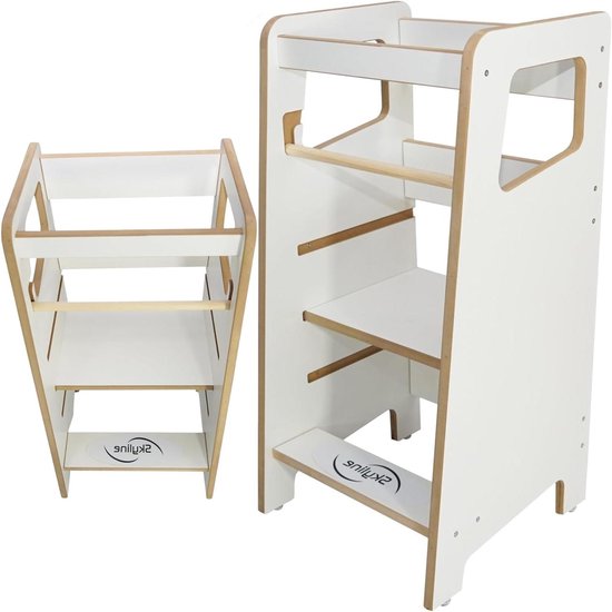 Baby Learning Tower for Babies from 1 Year | Height Adjustable Step ...