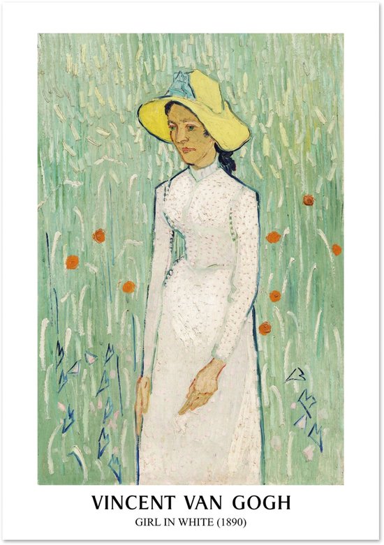 Vincent van Gogh - Girl in white poster 70x100 cm | bol