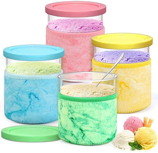 4-pack - Beker mouw voor Ninja-ijsbekers - herbruikbare neopreen ijs ...