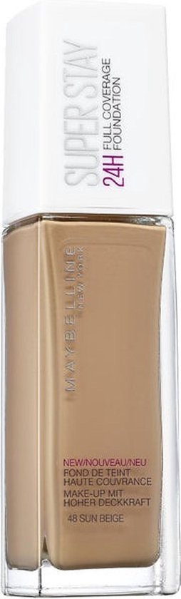 Maybelline SuperStay 24H Full Coverage Foundation 48 Sun Beige | bol